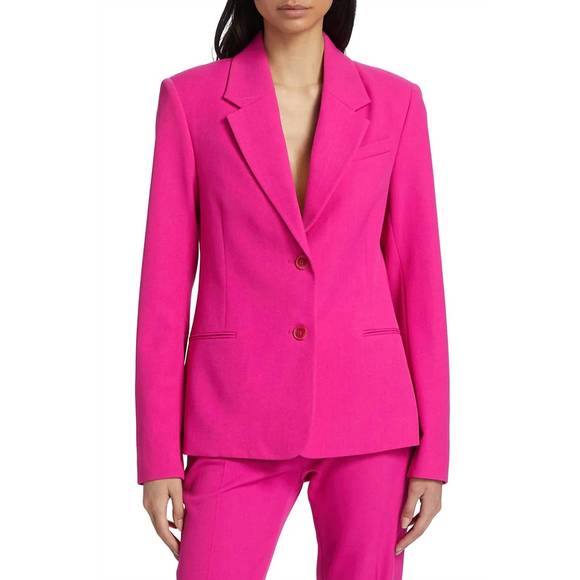 Frame Denim | Jackets & Coats | New Frame The Femme Blazer In Fuscia ...